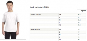 Size Charts - Inspired Buffalo